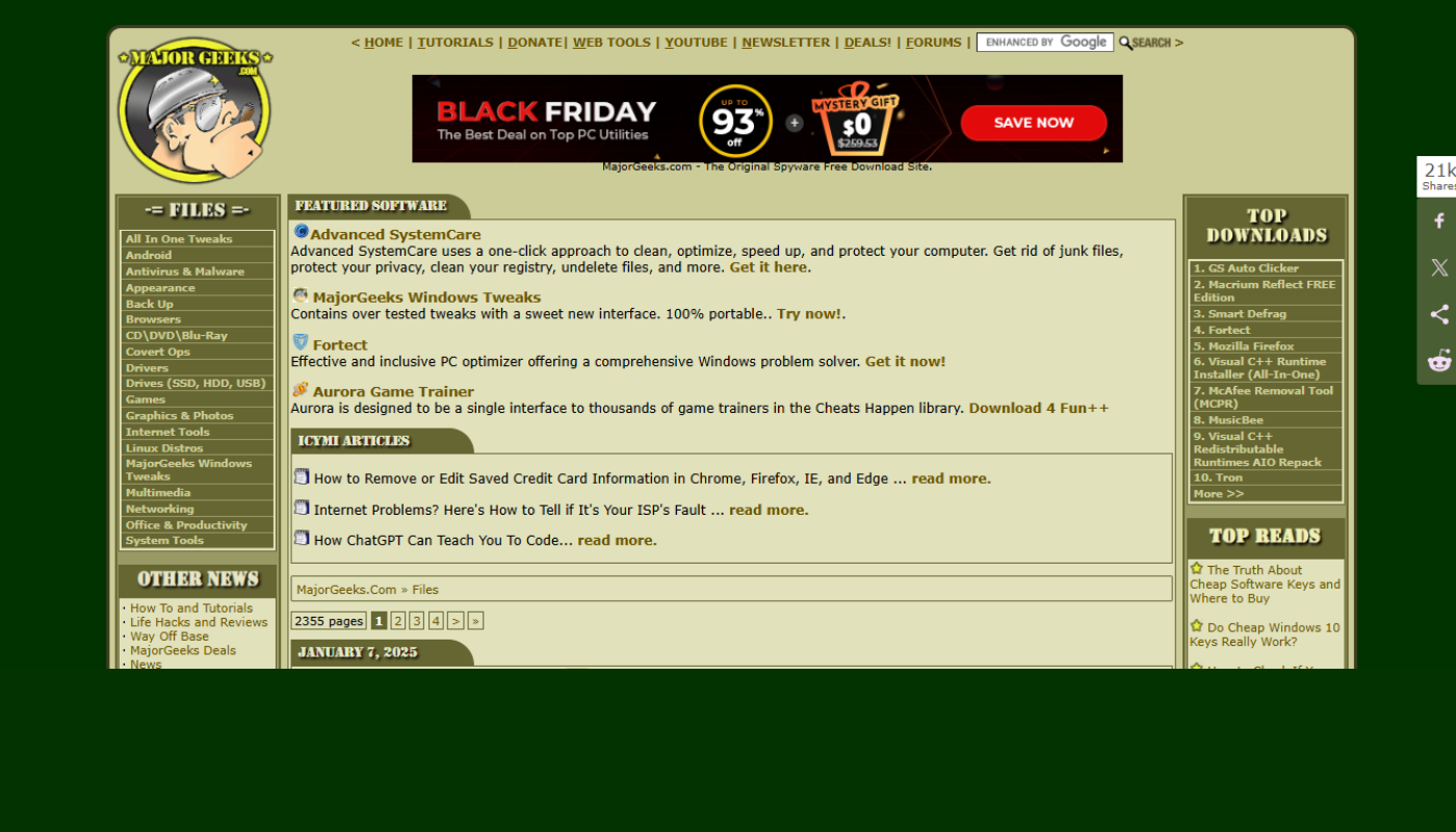 Les 9 meilleurs sites de téléchargement des logiciels gratuits